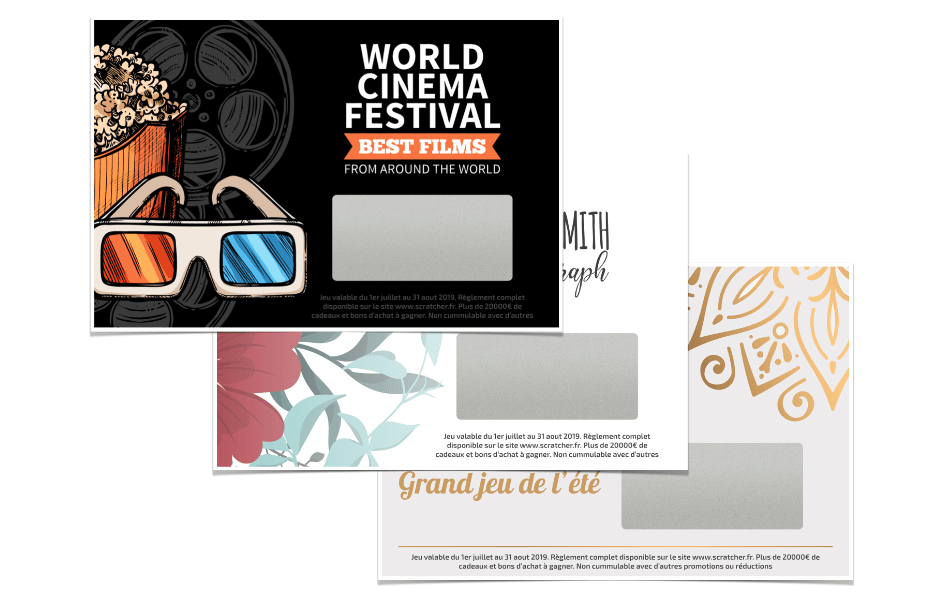 Custom Scratch Cards for Your Event | Scratcher
